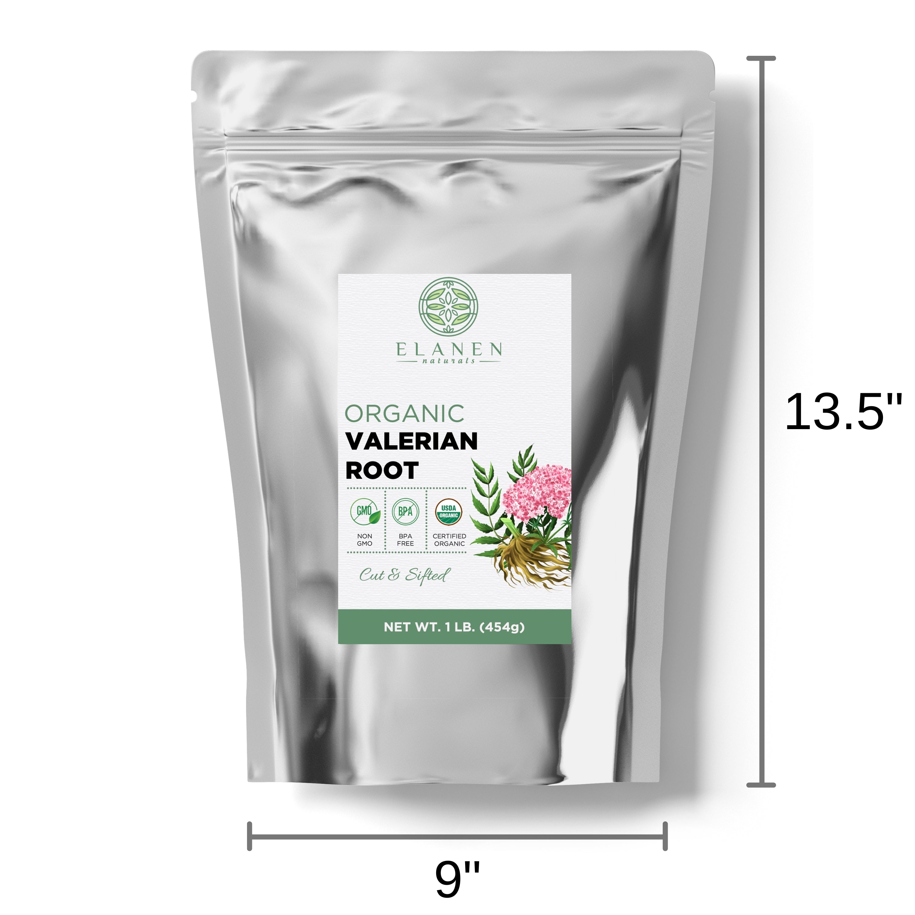 Valerian Root, USDA Certified Organic, Cut & Sifted – Elanen Naturals